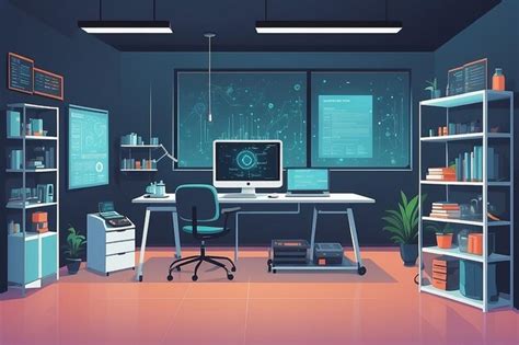 Premium Photo Illustrate A Section Of The Lab With A Dedicated Space