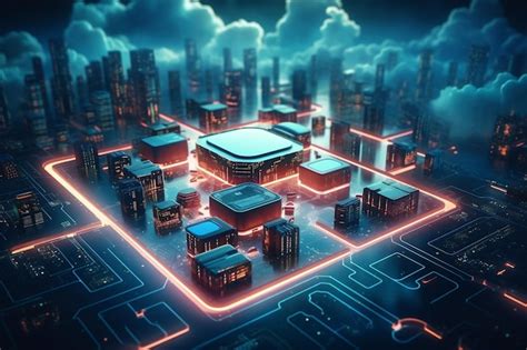 Premium Ai Image A Conceptual Illustration Representing Cloud