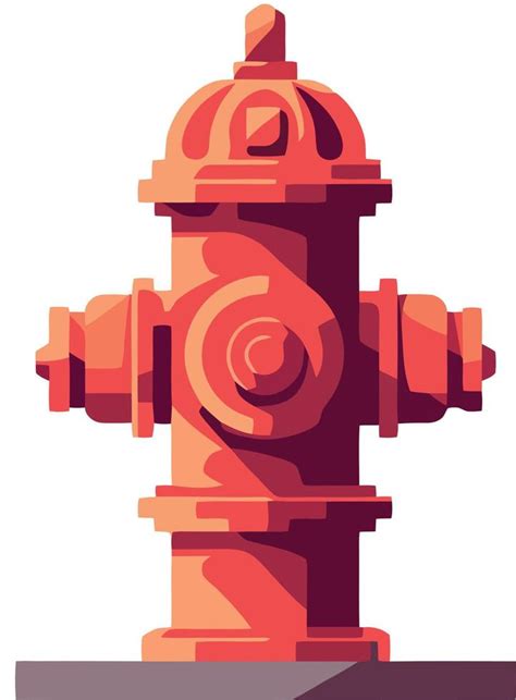 Red Fire Hydrant Object 22986919 Vector Art At Vecteezy