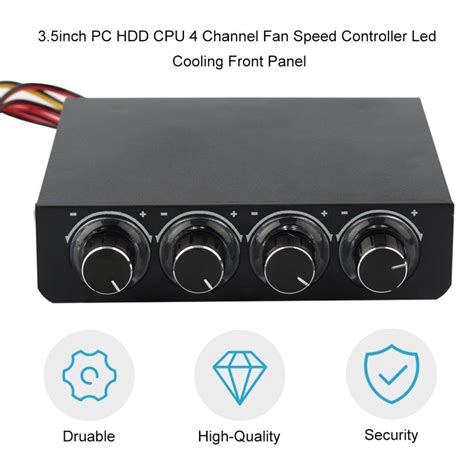 Inch Fan Speed Controller PC HDD CPU Channel Grandado