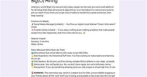 Join Bigos Dsa Team Bigo Solve It Posted On The Topic Linkedin