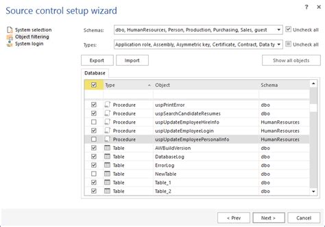 integrate source control with sql server to reduce database development