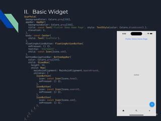 Basic Introduction Flutter Framework Pdf