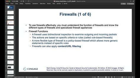 Comptia Security Guide To Network Security Fundamentals Module 9 Net Sec Appliances And Tech