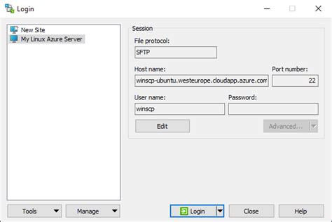 Connecting Securely To Microsoft Azure Service With Sftp Or Ftps Winscp