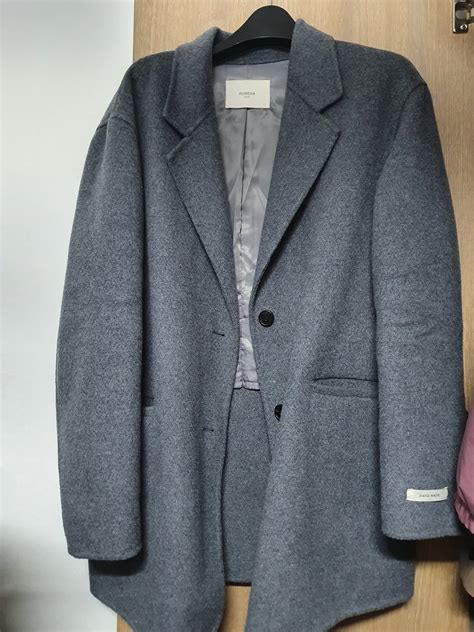 퓨어다 핸드메이드 하프코트 당근 중고거래