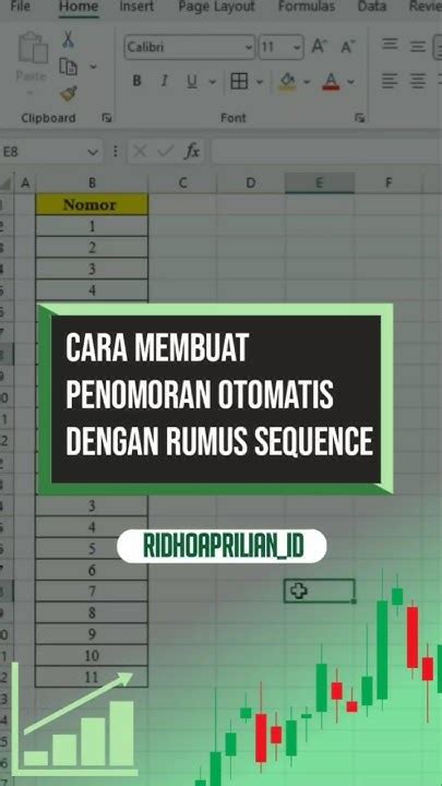 Cara Membuat Penomoran Otomatis Dengan Rumus Sequence Sequence Exceltips Excel Exceltricks