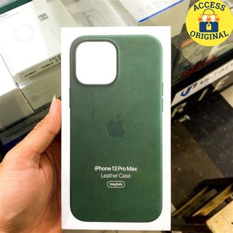 Jual IPhone 13 Pro Max Mini Apple Leather Case Magsafe Casing Original Cherry Purple 13 Pro