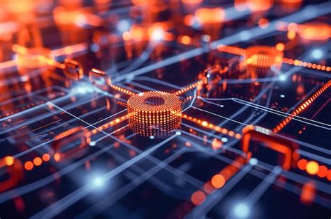 Premium Photo Blockchain Interface Symbolizing Transparency And Traceability In Supply Chains