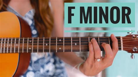 F Minor Fm Chord 3 Ways Beginner Guitar Lesson Chords Chordify