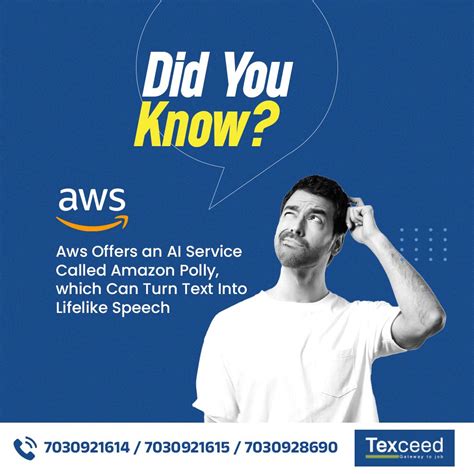 Texceed Institute On Linkedin Aws Awscourse Amazonpolly Innovation