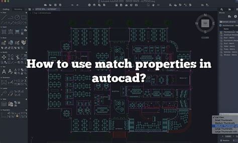 How To Use Match Properties In Autocad