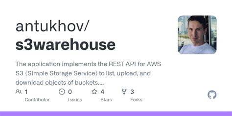 Github Antukhovs3warehouse The Application Implements The Rest Api