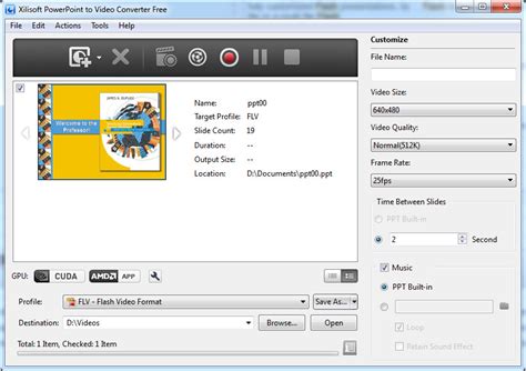 How To Convert Ppt To Flash Video With Xilisoft Powerpoint