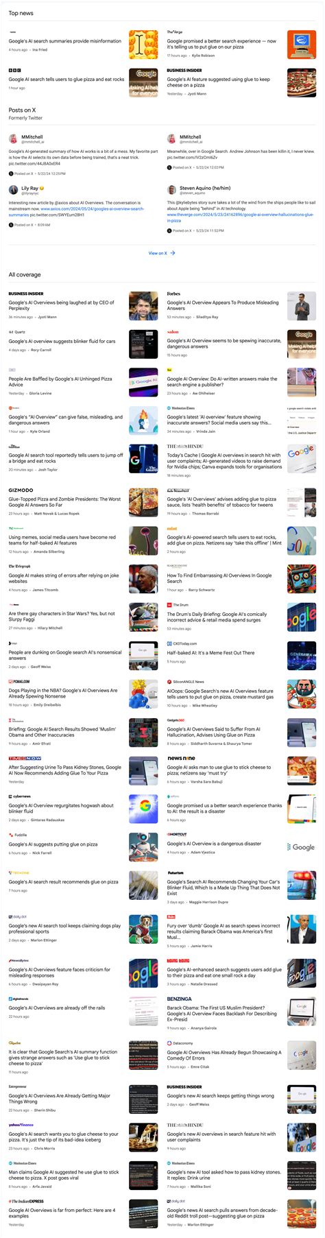 Press Coverage Google Search AI Overviews Gemini AI Overview Know Your Meme