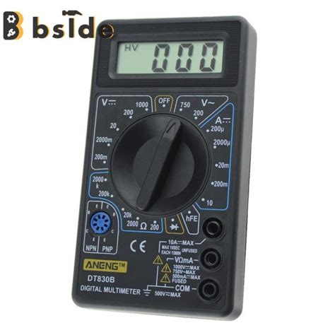 Bside Tool Store Aneng Dt830b Digital Multimeter Electric Voltmeter