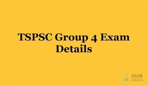 TSPSC Group Exam Details Selection Process Application Eligibility Syllabus Fee