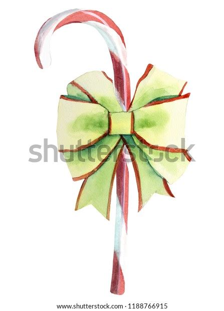 Candy Bow Hand Drawn Watercolor Illustration Stock Illustration 1188766915 Shutterstock