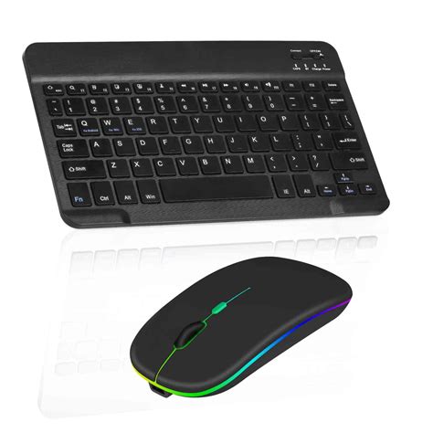 Rechargeable Bluetooth Keyboard And Mouse Combo Ultra Slim For Alcatel Pixi 4 7 And All