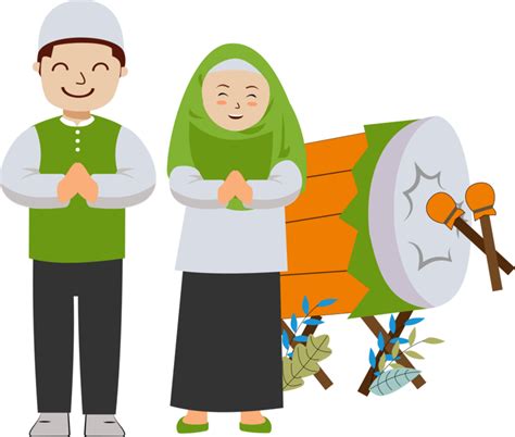 Hari Raya Cartoon Pngs For Free Download