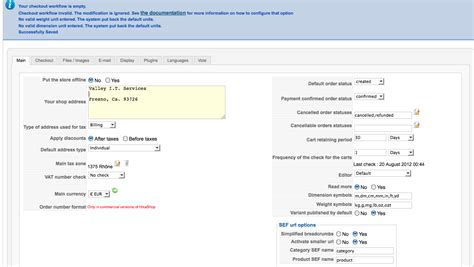 Hikashop Error Message Your Checkout Workflow Is Empty Hikashop