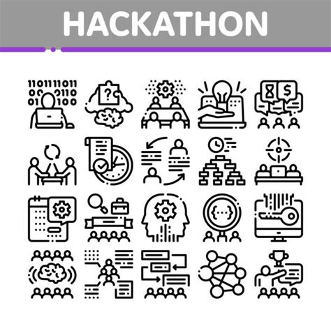 Hackathon Logo Illustrations Royalty Free Vector Graphics And Clip Art
