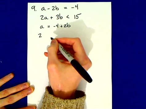 Practice Simultaneous Equations And Inequalities Tutorial Sophia Learning