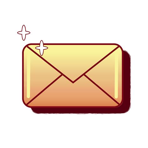 Mailing Envelope Icon Sign Retro PC User Interface Aestetic 80s 90s
