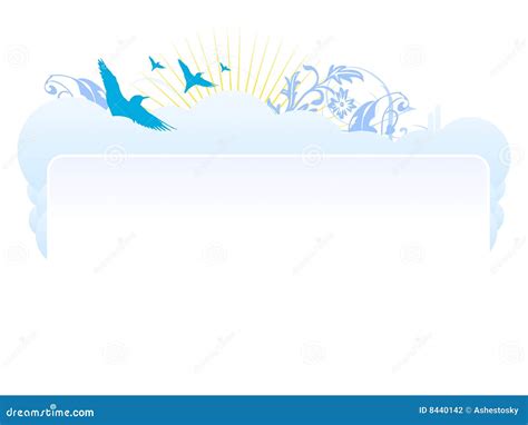 Web Site Header Design Vector Stock Vector Illustration Of Birds Build 8440142