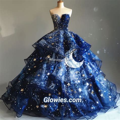 ★galaxy Themed Outfit ★ Starry Night Dress Prom Outfits Themed Prom