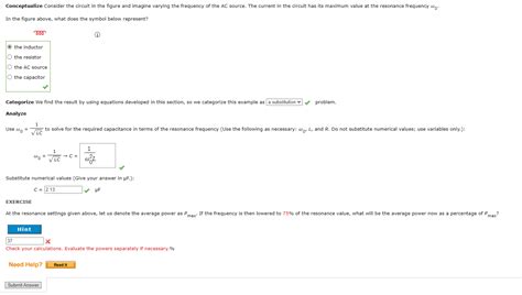 Solved A Series Circuit Consisting Of A Resistor An