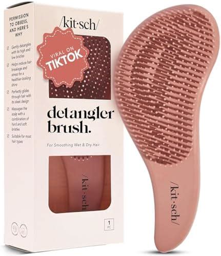 Kitsch Detangler Brush Gentle Curly Hair Brush With