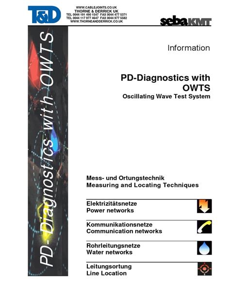Partial Discharge Pd Test And Measurement For High Voltage Cables Seba Owts Pdf