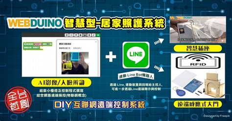 Webduino Ai影像辨識連動遠控裝置 智慧居家照護系統