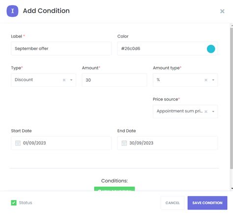 Appointment Booking System With Conditional Pricing Options Booknify
