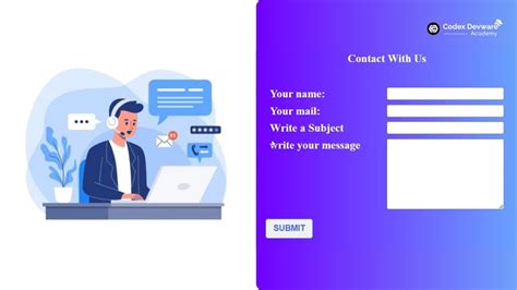 Create A Stunning Contact Form With Html And Css Step By Step Guide Codex Devware Youtube
