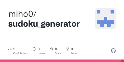 Github Miho0sudokugenerator