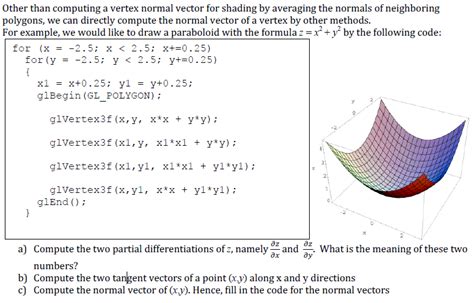 Calculus Finding Normal Vector Of Point Xy Given Fx Y