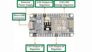 Power Supply Board For NodeMCU ESP IoT Projects Ideas