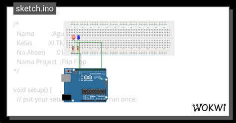 Flip Flop Wokwi ESP STM Arduino Simulator
