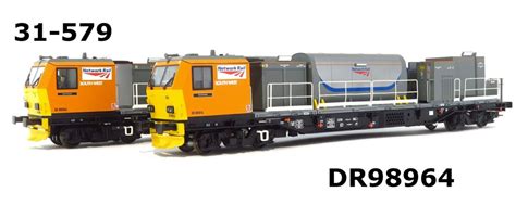 Bachmann 31 579 Windhoff Mpv 2 Car Set In Network Rail Orange Livery Olivias Trains