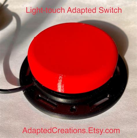Super Light Touch Adapted Button Switch For All Of Your Switch Access Needs Assistive