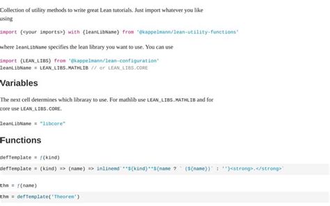 Lean Utility Functions Kevin Kappelmann Observable