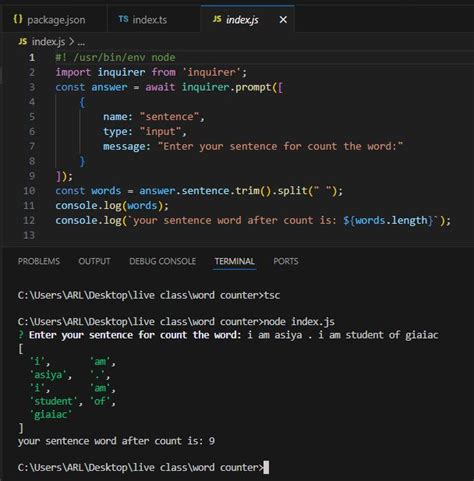 Asiya Naveed On Linkedin Typescript Wordcounter Javascript Coding Typescriptproject