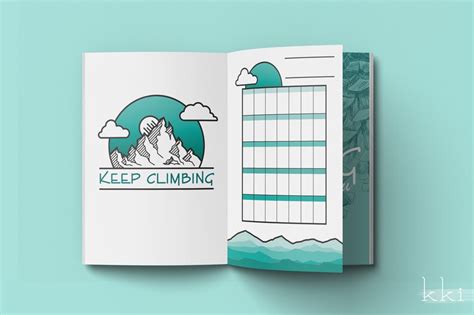 Mountain Trees Bullet Journal Printable Planner Pages Multi Month Mountain Trees Bullet Journal Printable Planner Pages Multi Month