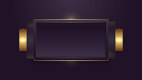 기하학적 어두운 금색 프레임 디자인 프리미엄 벡터