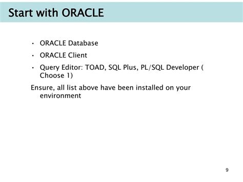 Ppt Oracle Database Powerpoint Presentation Free Download Id5850654