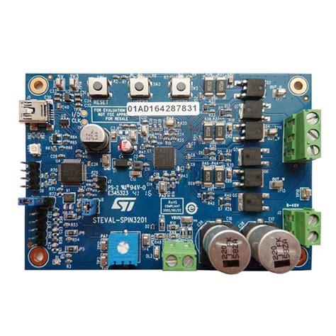Steval Spin3201 Bldc Controller Board Stmicro Digikey