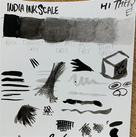 India Ink Landscape Art Lesson That Art Teacher