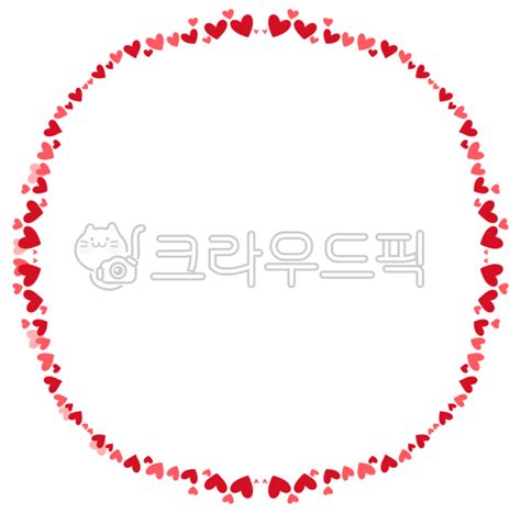 하트테두리그림 하트테두리 하트 원형하트 원형하트프레임 사진이미지일러스트캘리그라피 레몬쓰작가